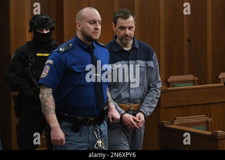 Petr Kramny, right, who was sentenced to 28 years in prison for having ...