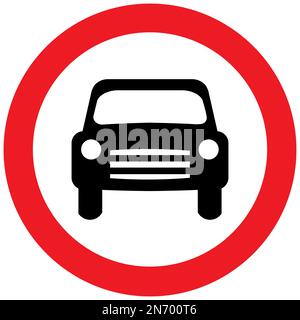 Solo motorcycles prohibited British road sign Stock Photo - Alamy