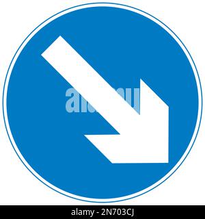 Vehicular traffic passing the sign must keep to the left British road ...