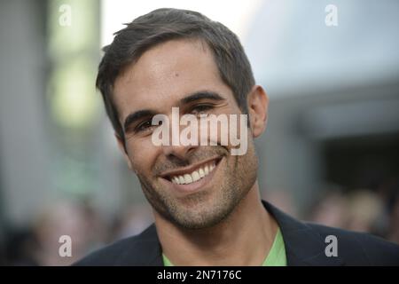 Christopher Wolfe arrives at a special screening for "I Give It A Year ...