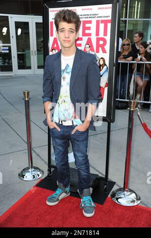 Brandon Tyler Russell arrives at a special screening for "I Give It A ...