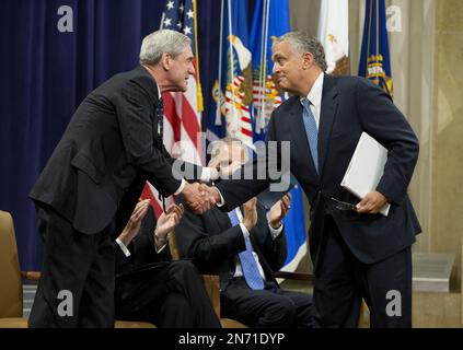 CIA Director George Tenet, in this image from video, announces Thursday ...