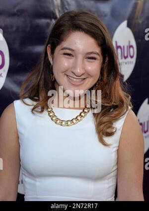 Actress Brooke Goldner attends the Hub Network's TCA at Universal ...