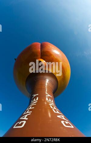 Peachoid Peach Water Tower in Gaffney South Carolina SC along ...