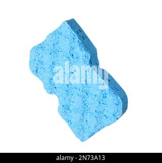 Light blue bast wisp isolated on white Stock Photo - Alamy