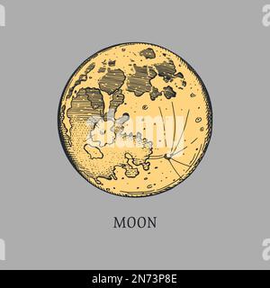full moon icon Stock Vector Image & Art - Alamy