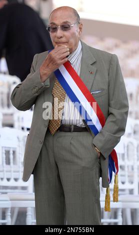 Dassault Group Chairman and CEO Serge Dassault, left, and his son MP ...