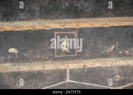 A fresco with an Egyptian god in a Pompian villa illustrating cultural ...