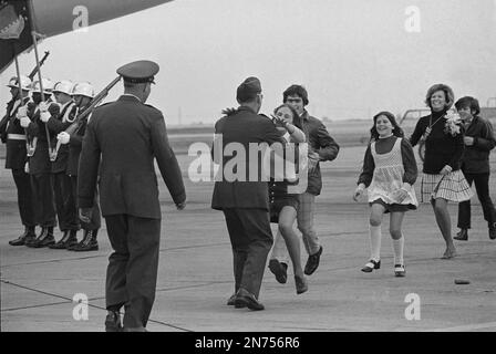 Brig. Gen. Ralph Saunders, 60th MAC Wing Commander, returns the fallen ...