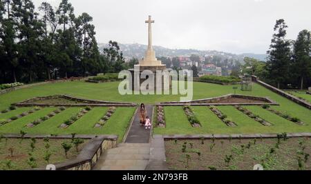 Imphal Second World War Cemetery at Imphal ; Manipur ; North East India ...