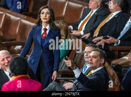 U.S. Representative Anna Paulina Luna (R-FL) speaking at a ...