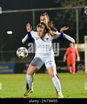 Joy Kersten (20) of Genk pictured with Lisa Despret (6) of Woluwe ...