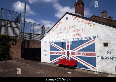Cluan Place Mural Stock Photo - Alamy