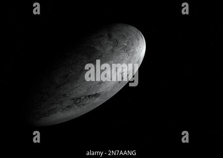 Digitally generated photograph of the dwarf planet Eris Stock Photo - Alamy