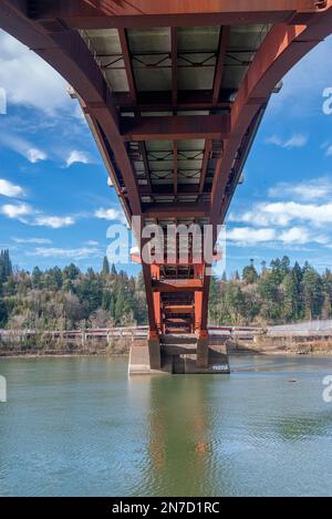 The Sellwood bridge crossings infrastructure in Portland Oregon state ...