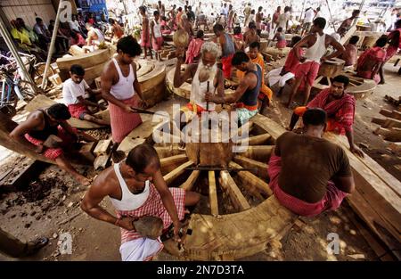 Wheels of Rath Yatra, Jagannath Puri, Orrisa Stock Photo - Alamy