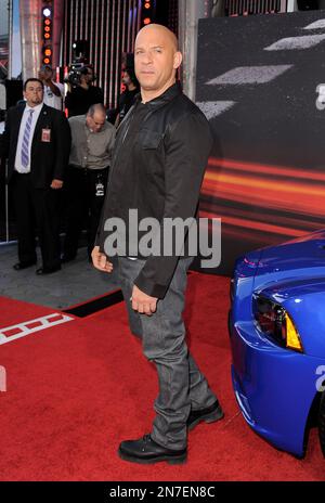 Vin Diesel arrives at the LA Premiere of "xXx: Return of Xander Cage ...