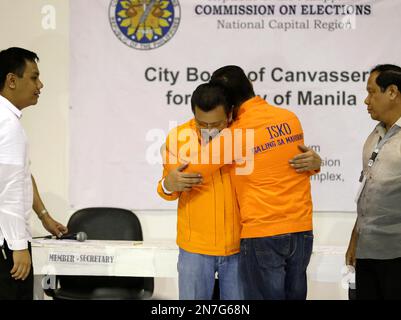 Joseph Estrada, Erap, former President of the Philippines, during the ...