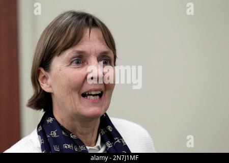 Defense attorney Judy Clarke speaks to students at Loyola Law School in ...