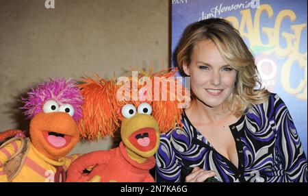 Red Fraggle, left, and Gobo Fraggle arrive at Jim Henson's Fraggle Rock ...