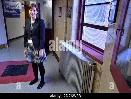 Elizabeth Humphreys, of King Solomon Academy in London photographed ...