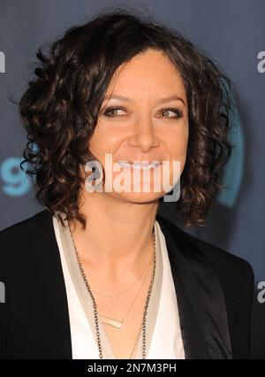 Sara Gilbert arrives at the 24th Annual GLAAD Media Awards at the JW ...