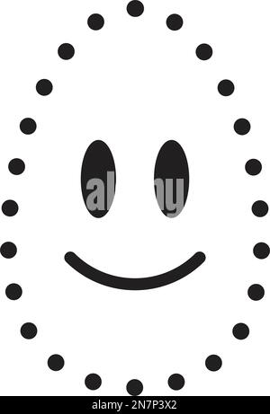 Dotted oval shape for tracing lines for preschool and kindergarten ...