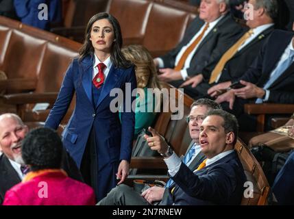 U.S. Representative Anna Paulina Luna (R-FL) speaking at a ...