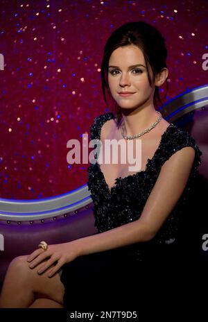 The new wax figure of Emma Watson, dressed exclusively for the ...