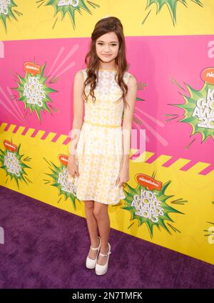 Actress Ciara Bravo arrives at the 26th annual Nickelodeon's Kids ...