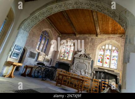 Danvers monument, Dauntsey chapel inside church of All Saints, West ...