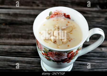 Salep is a flour made from the tubers of the orchid genus Orchis ...