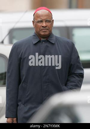 South African cardinal Wilfrid Fox Napier in Rome, Italy on October ...