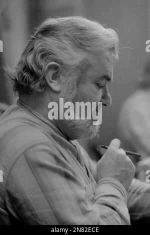 French actor, Claude Lochy, Celestins Theater, Lyon, France, 1986 Stock ...