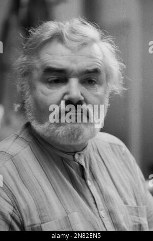 French actor, Claude Lochy, Celestins Theater, Lyon, France, 1986 Stock ...