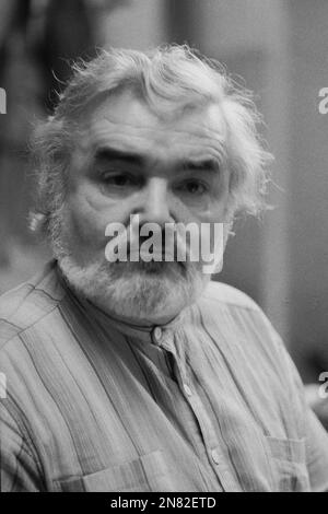 French actor, Claude Lochy, Celestins Theater, Lyon, France, 1986 Stock ...