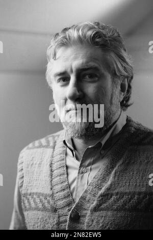 French actor Pierre Bianco, Celestins Theater, Lyon, France, 1986 Stock ...