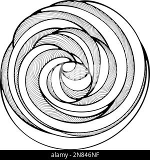 Whipped cream swirl or meringue top side view 3D vector. Custard ...