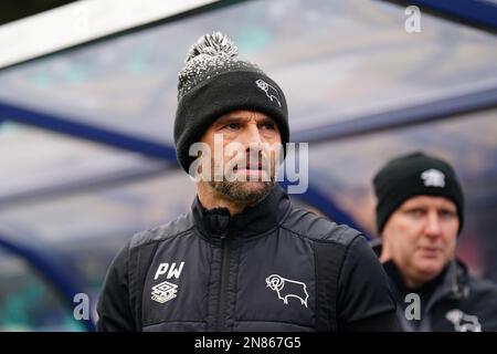 Derby County manager Paul Warne during the Sky Bet League One match at ...