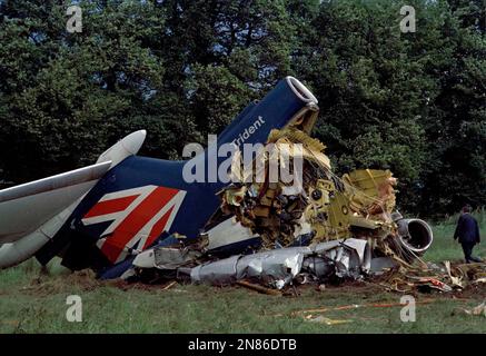 British European Airways Flight 548 passenger flight from London ...