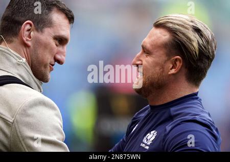 Former Wales Rugby player Sam Warburton during the Gallagher Prem Rugby ...