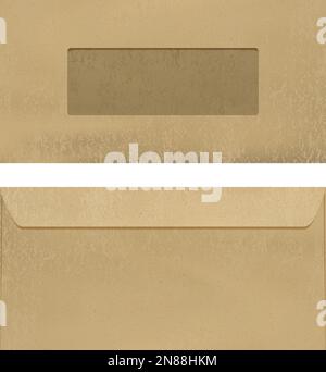 Horizontal manila envelope isolated on white background Stock Vector ...