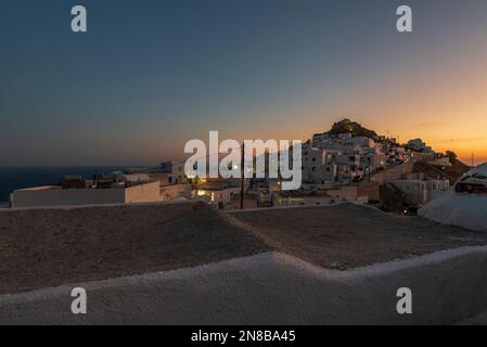 Greece Cyclades Islands Anafi Island Agii Anargyri beach Stock Photo ...