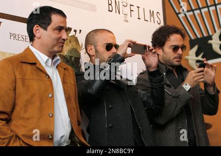 Colombian actor and producer Manolo Cardona attends a press conference ...