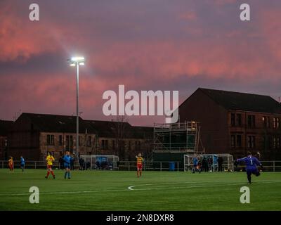 Glasgow, Scotland, UK. 5th February, 2026. UK Weather: Cold day as ...