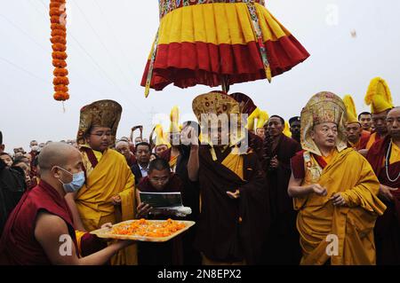 The head of Tibetan Buddhism's Karma Kagyu sect, the 17th Karmapa Ogyen ...