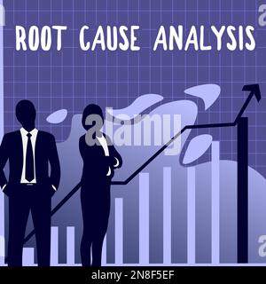Sign displaying Root Cause Analysis. Business overview Method of Problem Solving Identify Fault ...