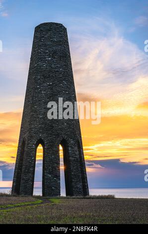 Kingswear Daymark at sunset Stock Photo - Alamy