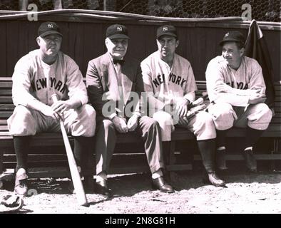FILE - In this March 17, 1938 file photo, Col. Jacob Ruppert, second ...