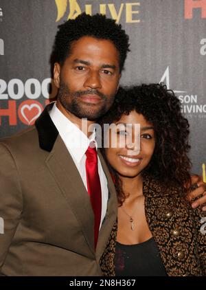 Eric Benet & daughter India attend the 2005 Soul Train Lady Of Soul ...